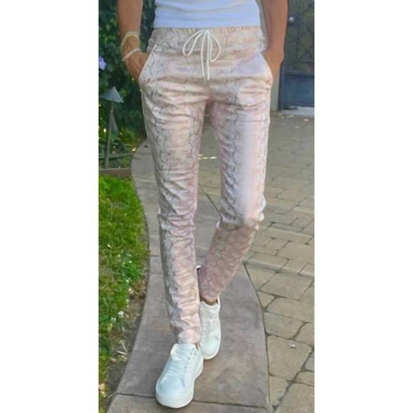 BEVY FLOG | Pants & Jumpsuits | New Bevy Flog Shelly Python Pants In ...